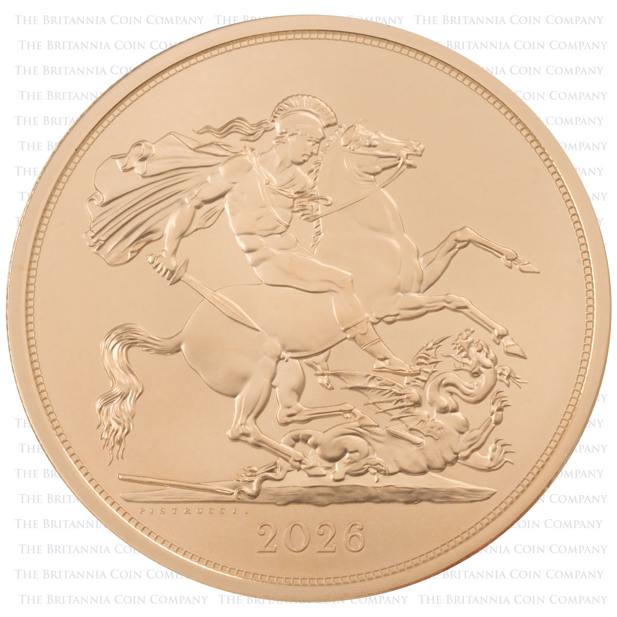 2026 Five Sovereign Matt BU Gold £5 | Royal Mint