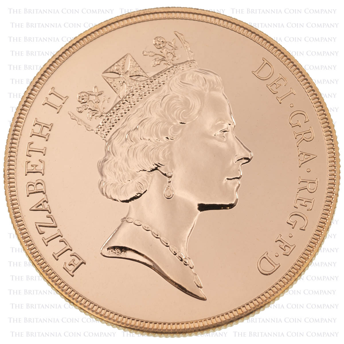 1991 Five Sovereign BU Gold £5 | Elizabeth II