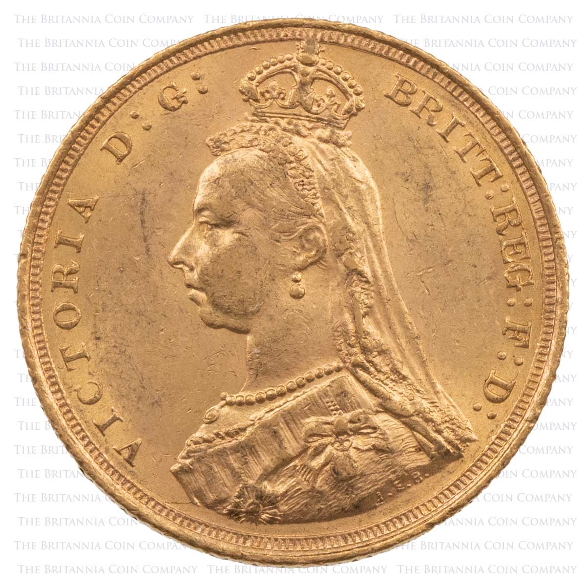 1889 First Legend Sydney Sovereign | Jubilee Head