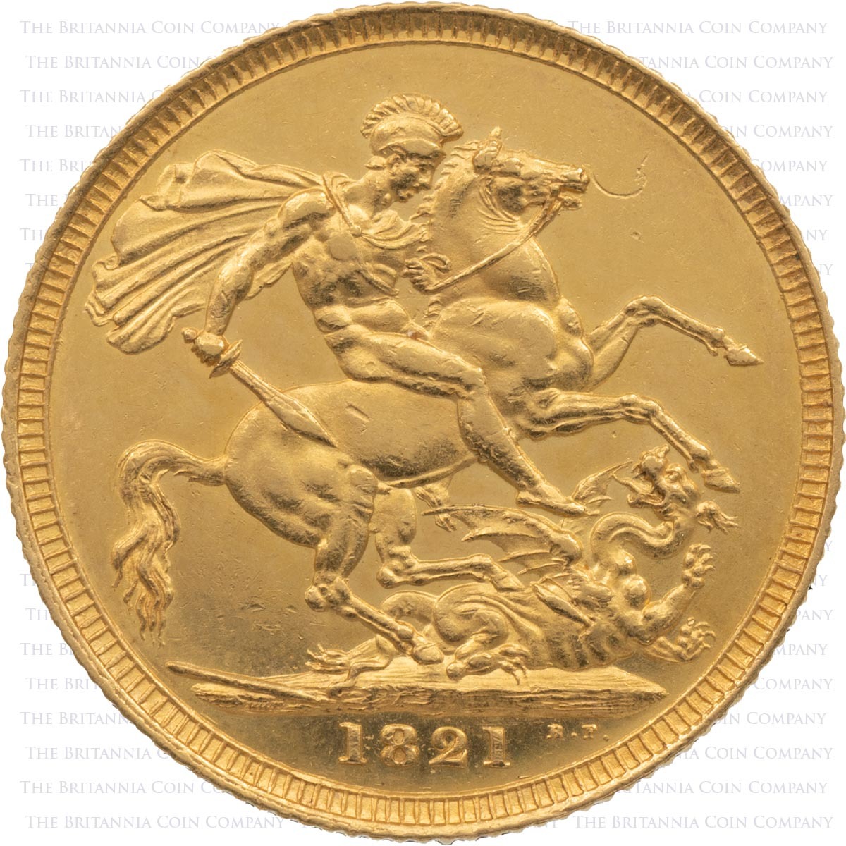 1821 Gold Sovereign King George IV Coin