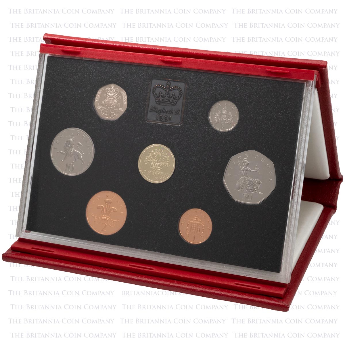 1991 Deluxe Proof 7-Coin UK Annual Set