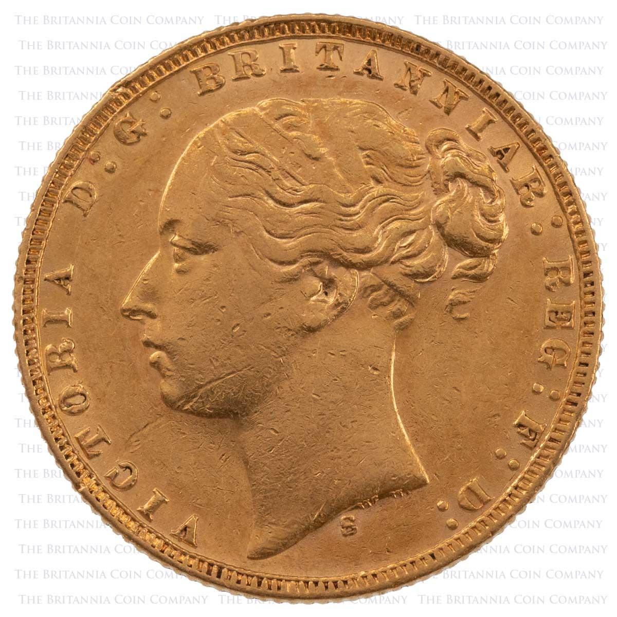 1873-S St George Gold Sovereign | Sydney Mint