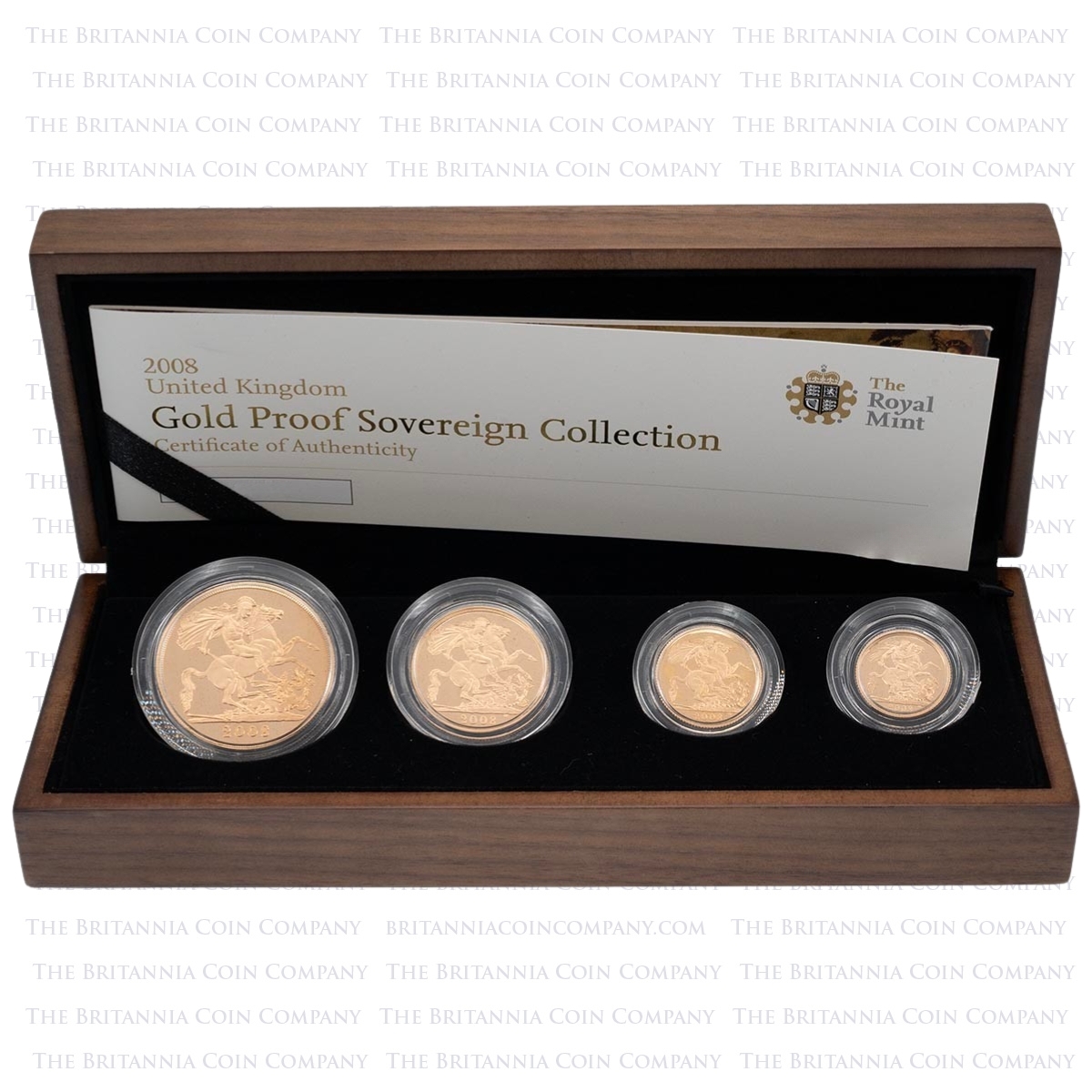 2008 4-Coin Proof Sovereign Set | Elizabeth II