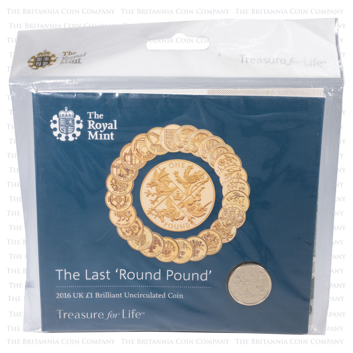 2016 Last Round Pound UK £1 BU | Royal Mint