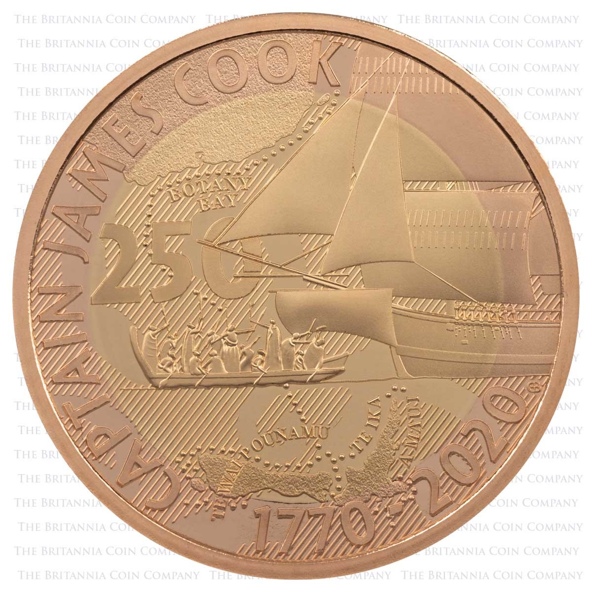 2020 Captain Cook Coin III Gold £2 | Royal Mint
