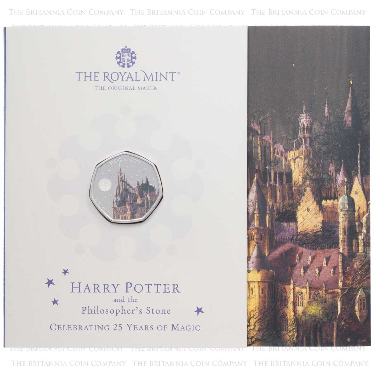 2023 Hogwarts School Coloured 50p BU | Royal Mint