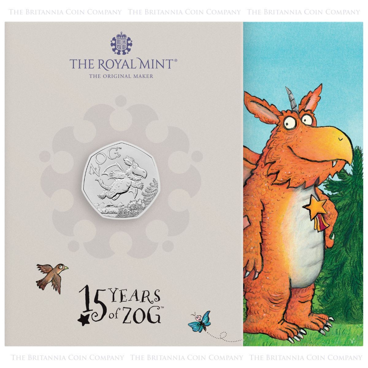 Zog 2025 Official UK 50p BU Coin | Royal Mint