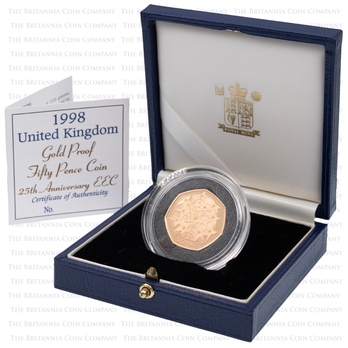 1998 European Economic Community Gold Proof 50p